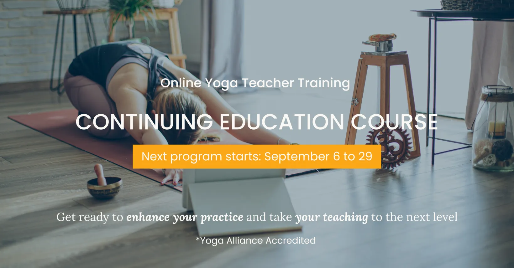 Discover Our Online Continuing Education Program for Yoga Teachers and Wellness Facilitators
